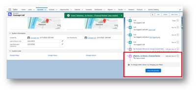 How To Log Activity In Salesforce