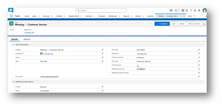 How To Log Activity In Salesforce