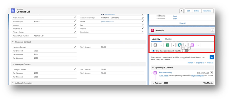 How To Log Activity In Salesforce